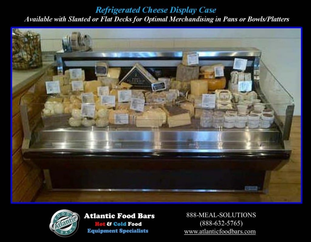 Atlantic Food Bars - Custom Refrigerated Cheese Display Case