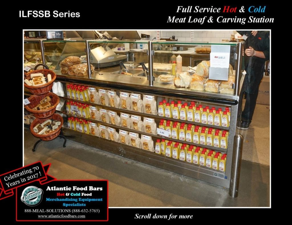 Atlantic Food Bars - Sandwich Prep & Meat Loaf Carving Station