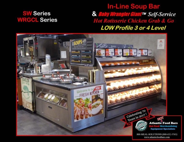 Atlantic Food Bars - Soup and Hot Grab & Go Chicken Case