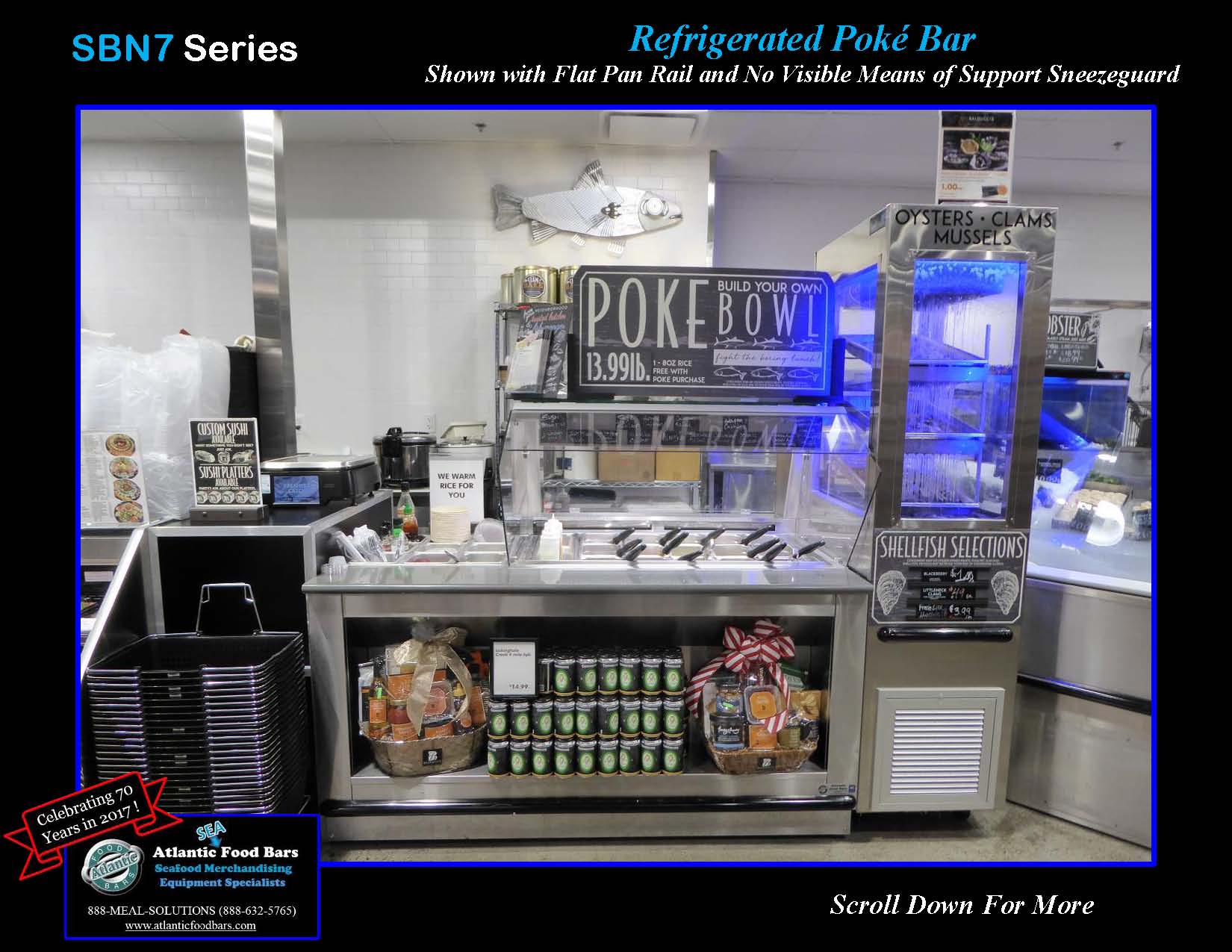 Atlantic Food Bars - Refrigerated Poké Bar - Build Your Own Bowl!