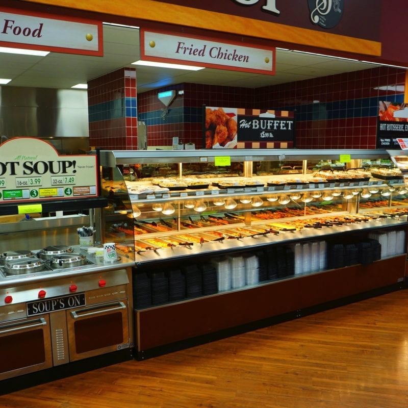 Combination Over-Under Hot Food Bar - Nantucket Self-Service Display