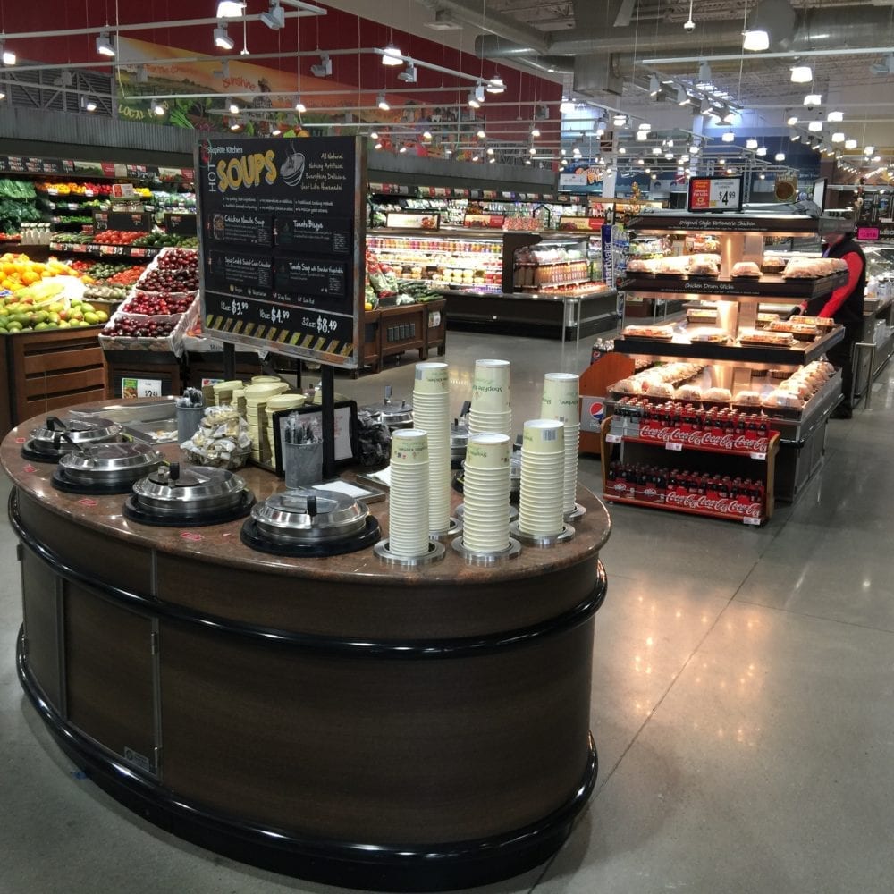 Oval Hot Soup Bar with Refrigerated Cold Pan - OSB9246-GC-ISW-RCP