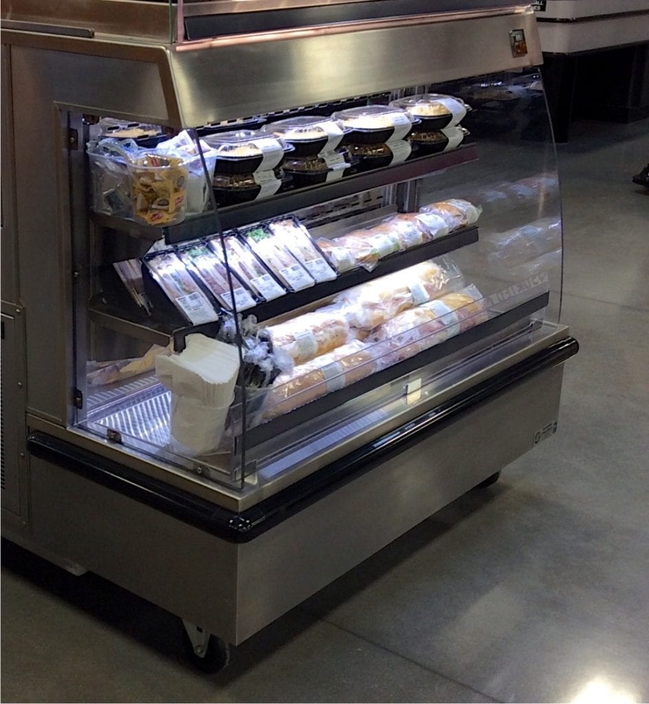 Combination Hot Over Cold Grab & Go Island Merchandiser HCIT4862-LP