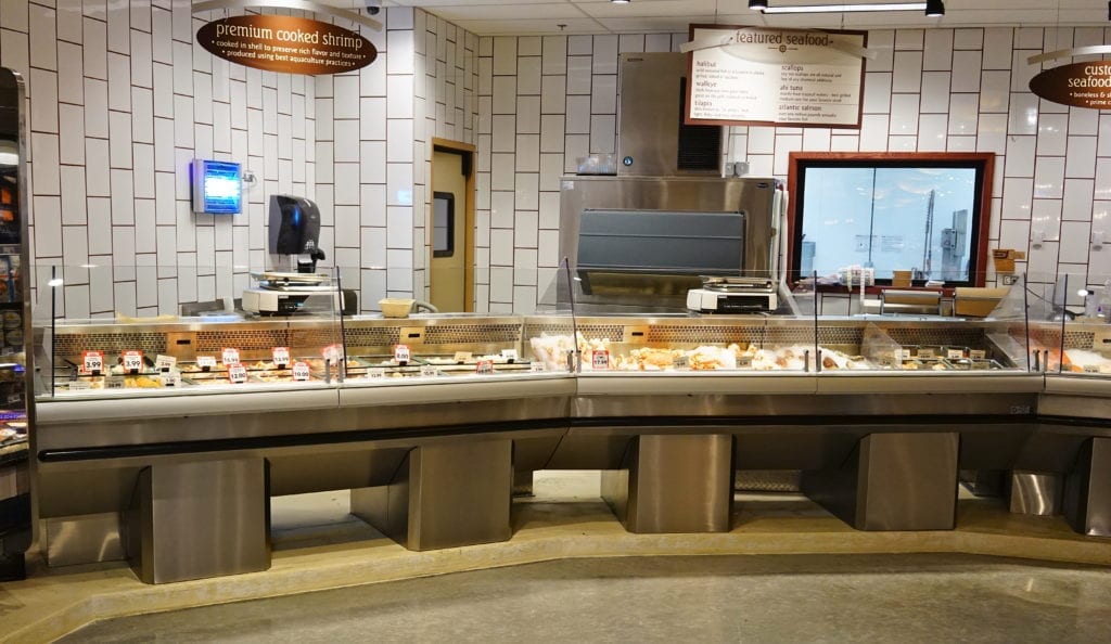 Refrigerated Seafood Display Cases On Pedestal Bases - FSCN-P Series