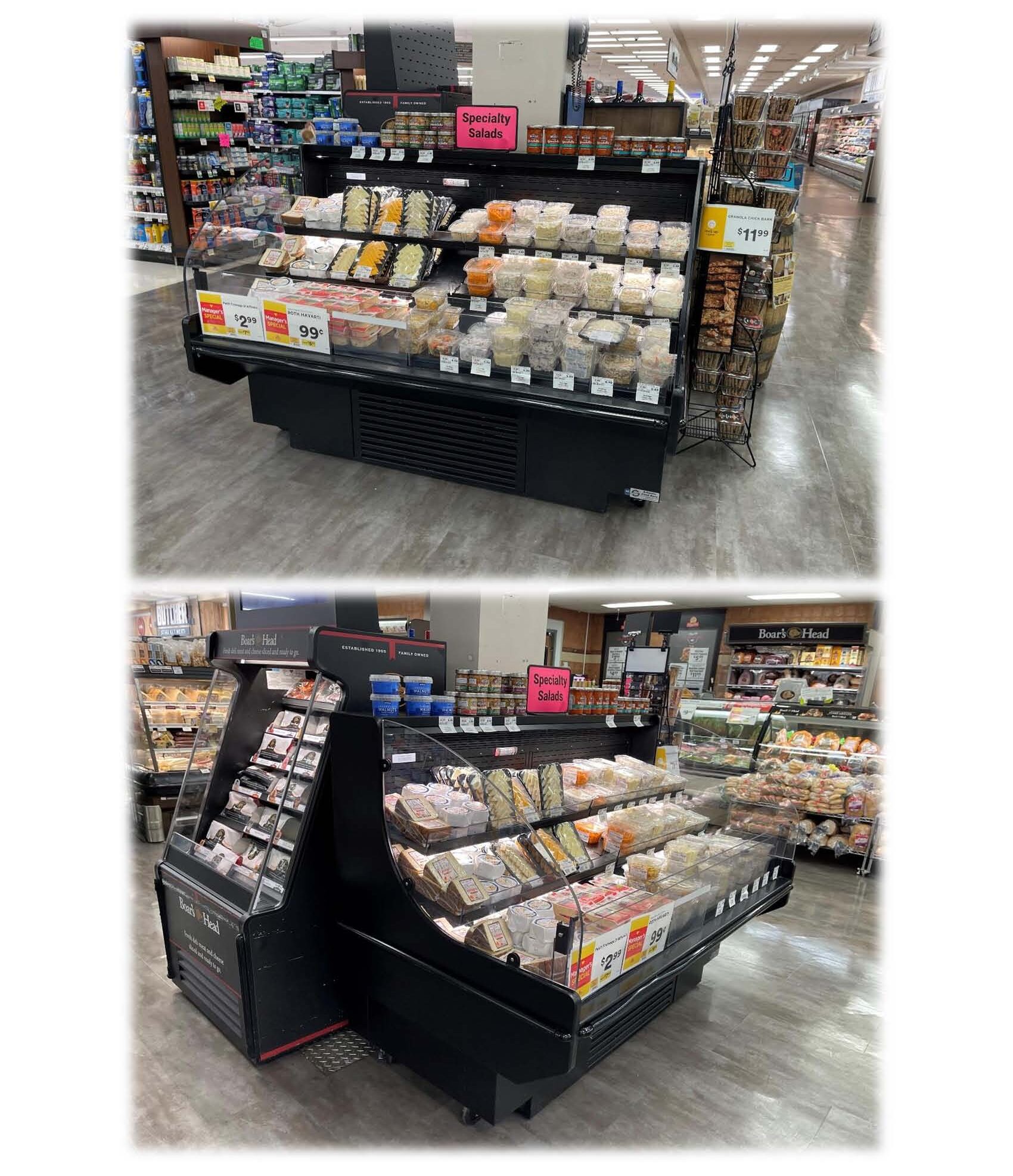 FLEX Series Mobile Refrigerated Grab & Go Packaged Food Case