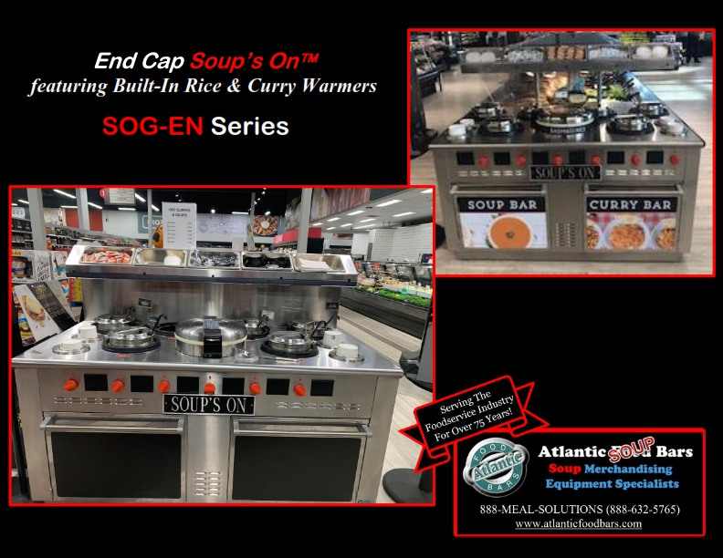 Atlantic Soup Bars - Hot Curry Bars, Built-In Rice Warmers & more!