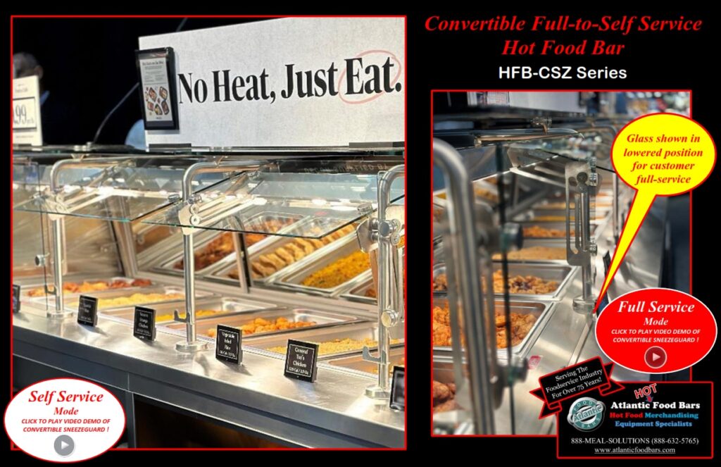 Atlantic Food Bars - Soup, Convertible Hot Food Bar & Grab n' Go