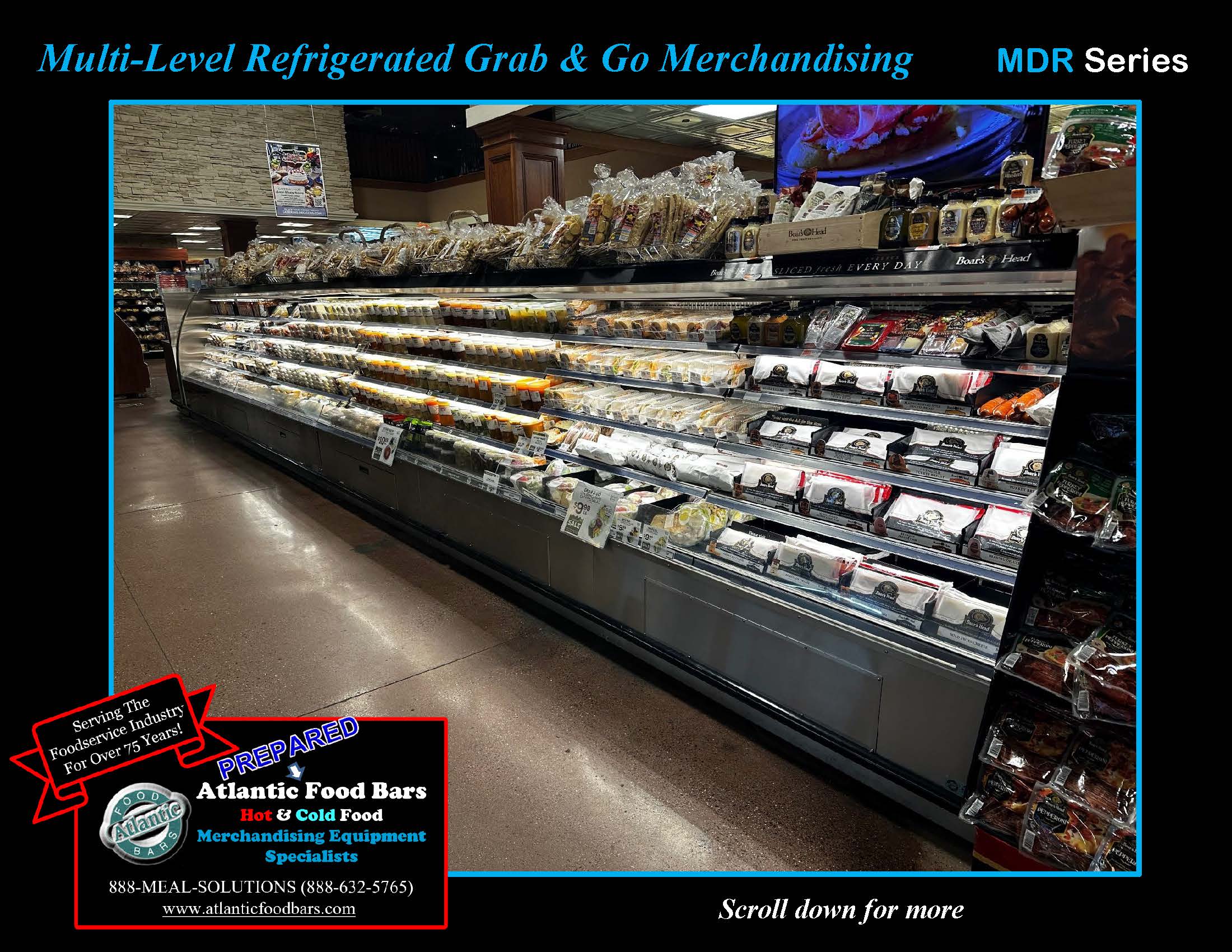 Hot & Cold Self Service Island - Bulk & Packaged Food with Soup